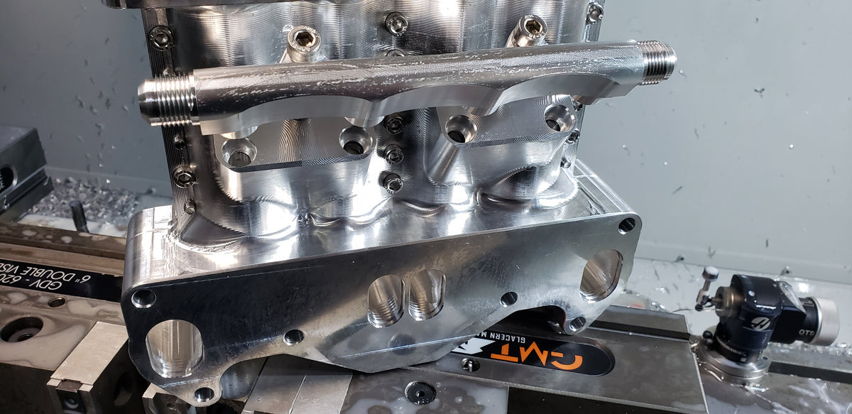 12a lower billet intake manifold with fuel rail – JDL Manufacturing