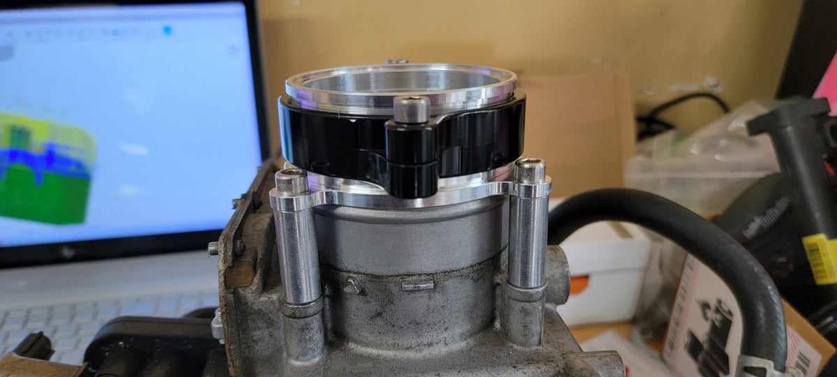 RX8 throttle body coupler with clamp – JDL Manufacturing